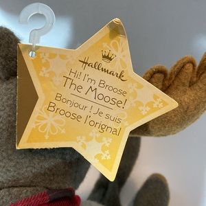 Hallmark | Toys | Hallmark Broose The Moose Winter Stuffy Nwt | Poshmark